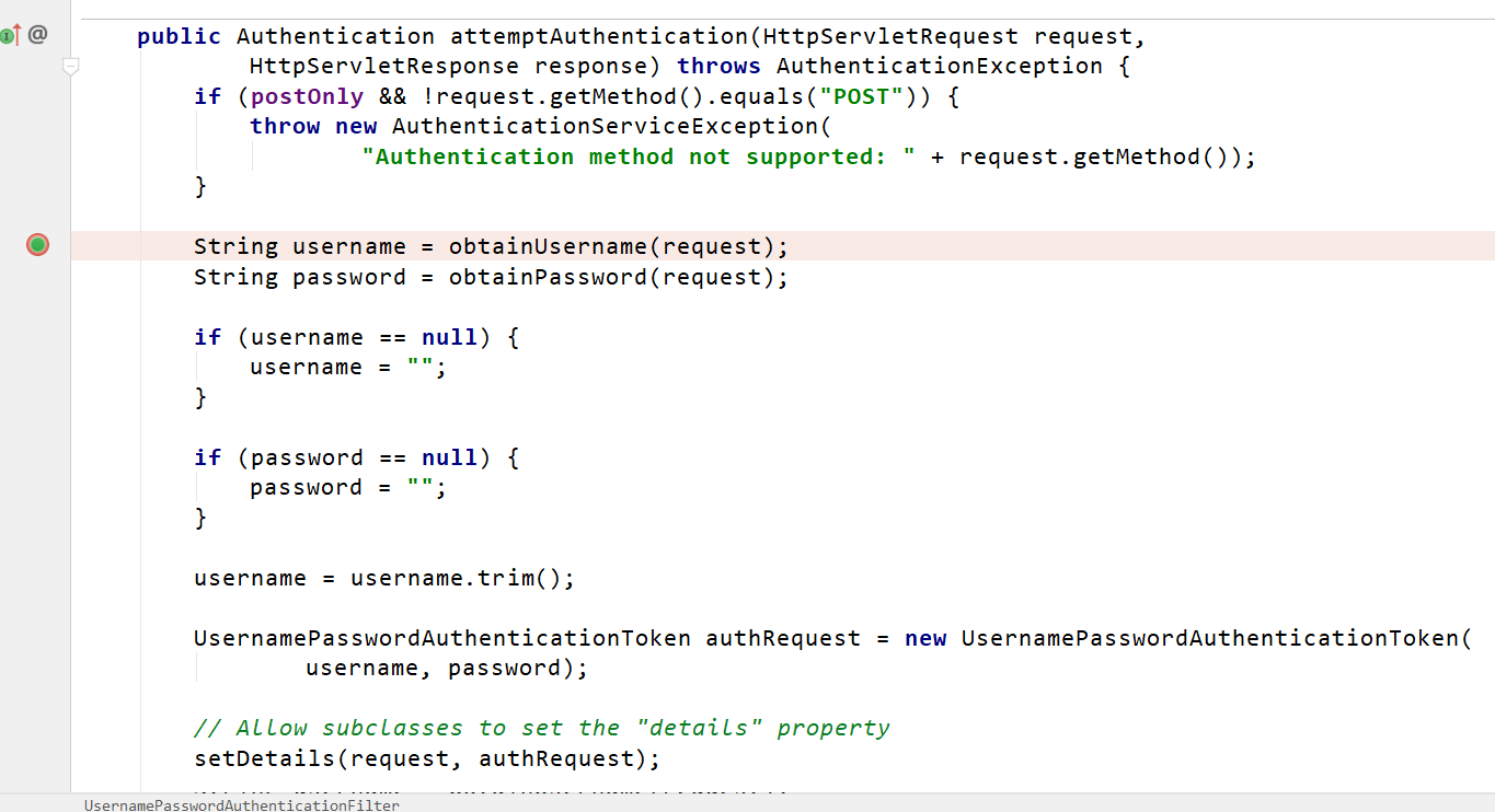 SpringSecurity基本流程 | Chen